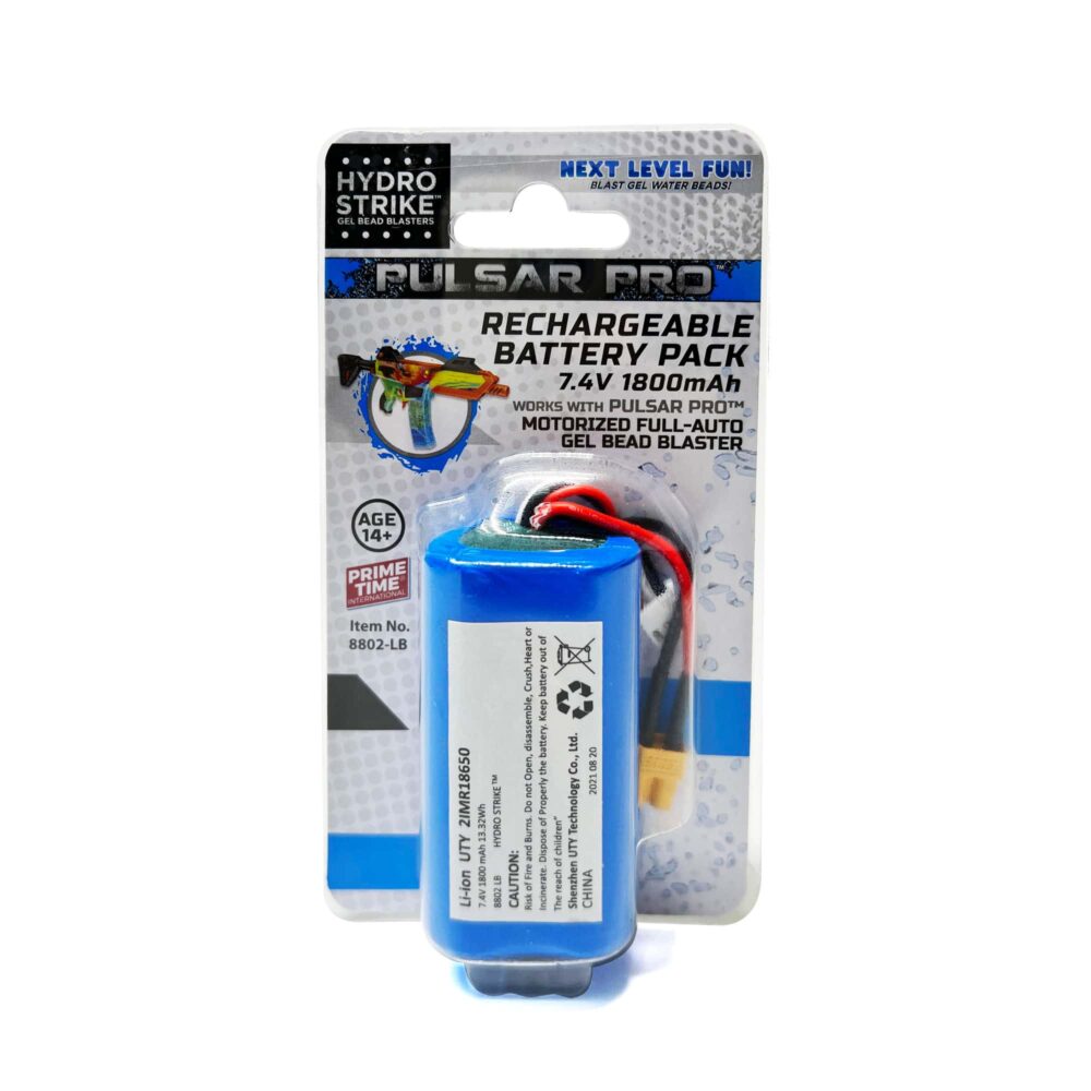 Pulsar Pro Rechargeable Battery Pack Refill - Gel Zone Pro Gel Bead ...